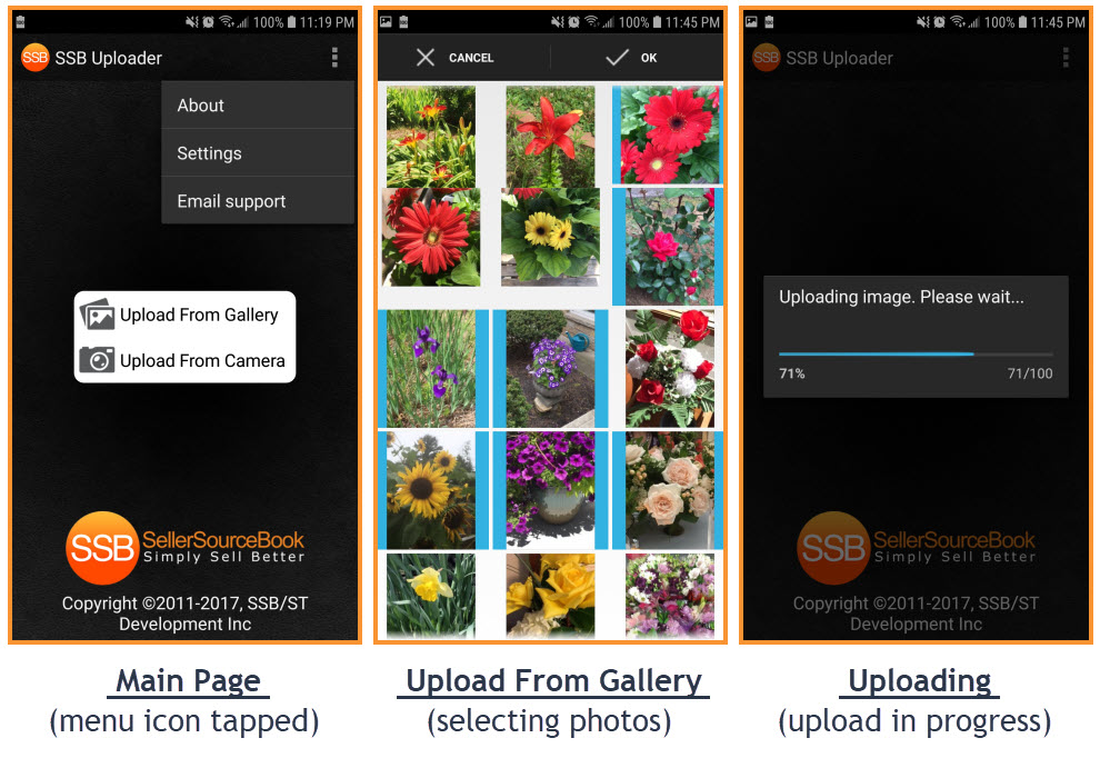 Android Mobile Image Uploader